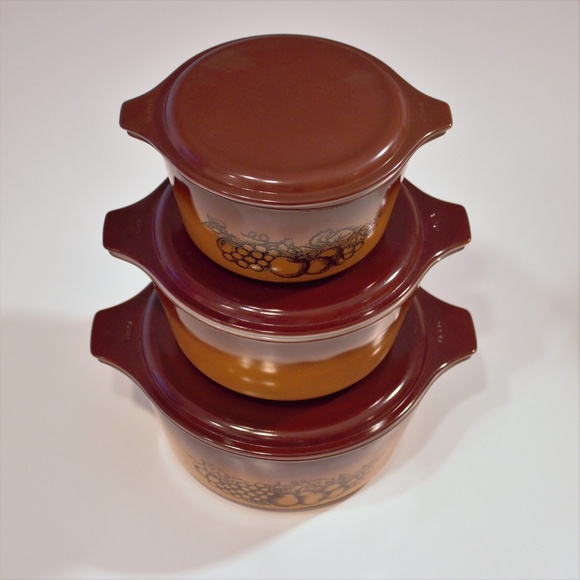 Pyrex | Kitchen | Vintage Pyrex Set Of 3 Casseroles New In Box | Poshmark